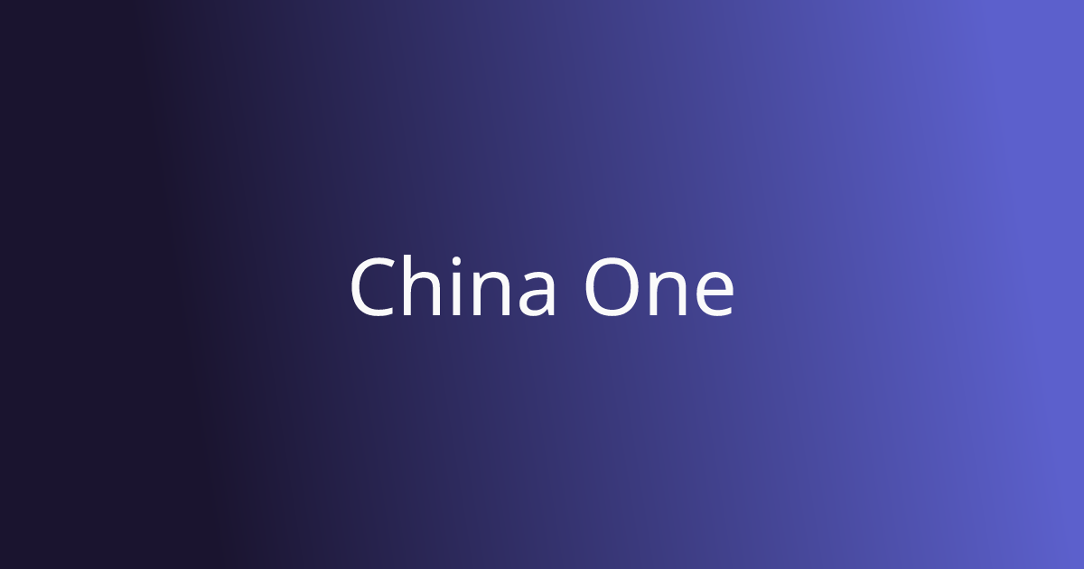 Order Authentic Chinese Online | China One - Pickup or Delivery Available